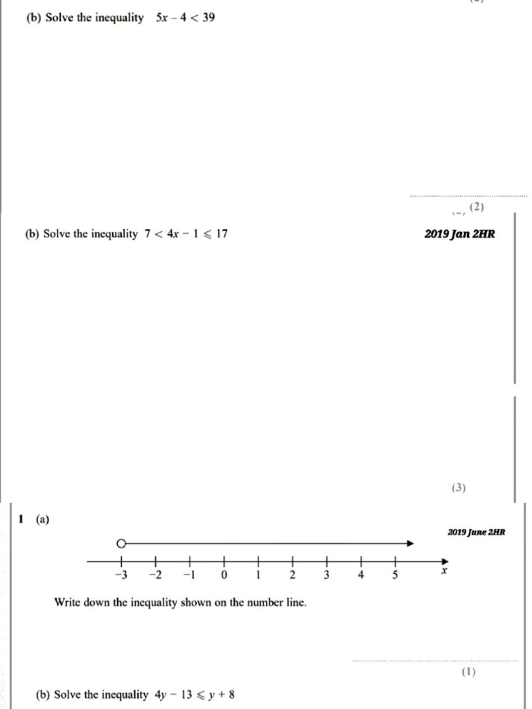 Inequalities Basics | PDF