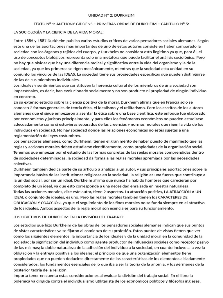 Texto Giddens | PDF