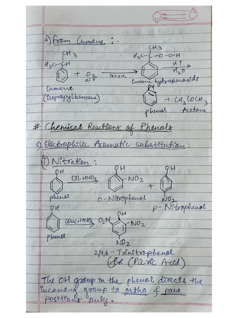 Chemical Reactions of Alcohols & Phenols | PDF