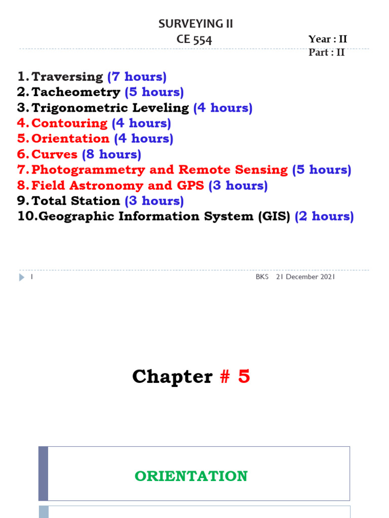 5 Intersection Resection_6158de6a Ec4a 4fb6 92f5 6e1fd3459dd0 | PDF | Surveying | Azimuth