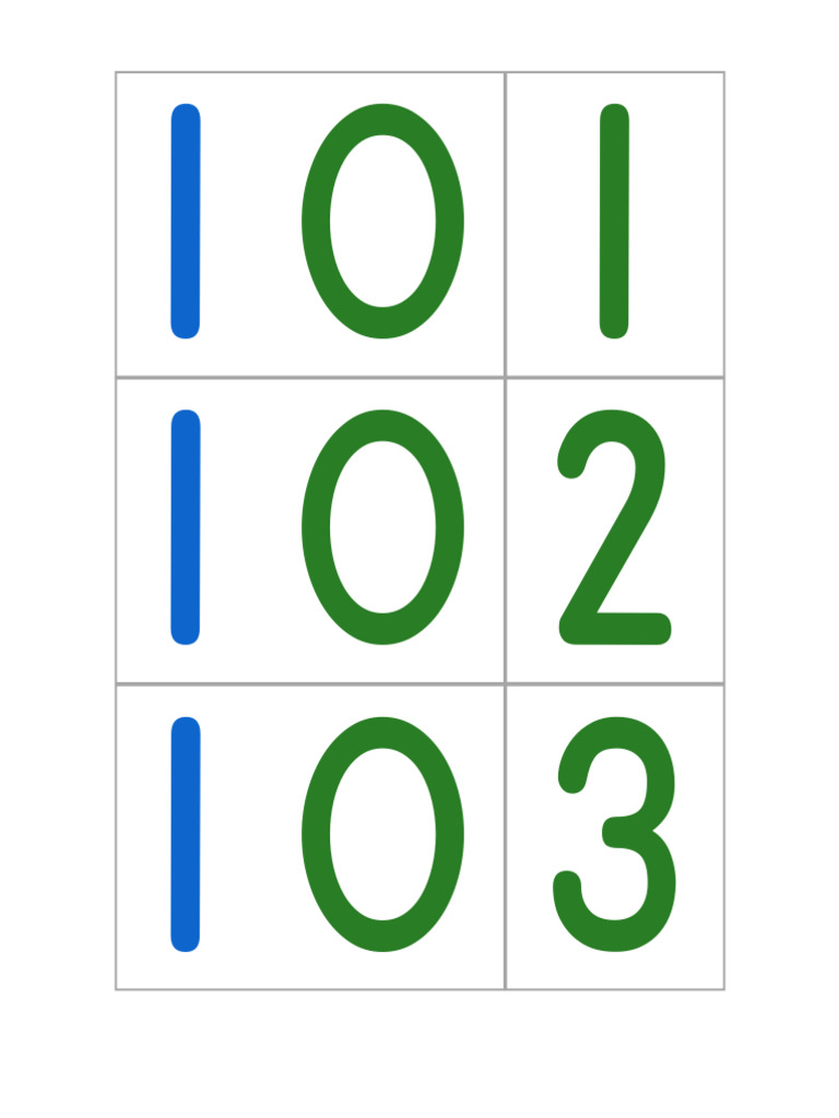 Teens and Tens Cards | PDF