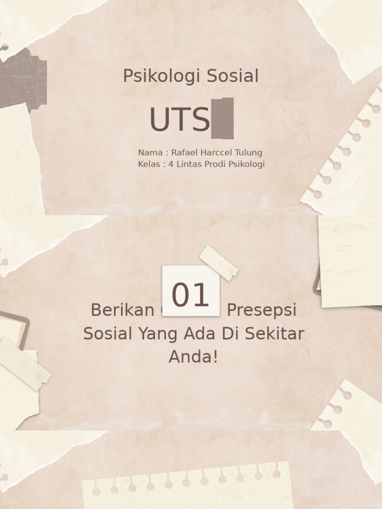 PPT UAS Psikologi Sosial | PDF