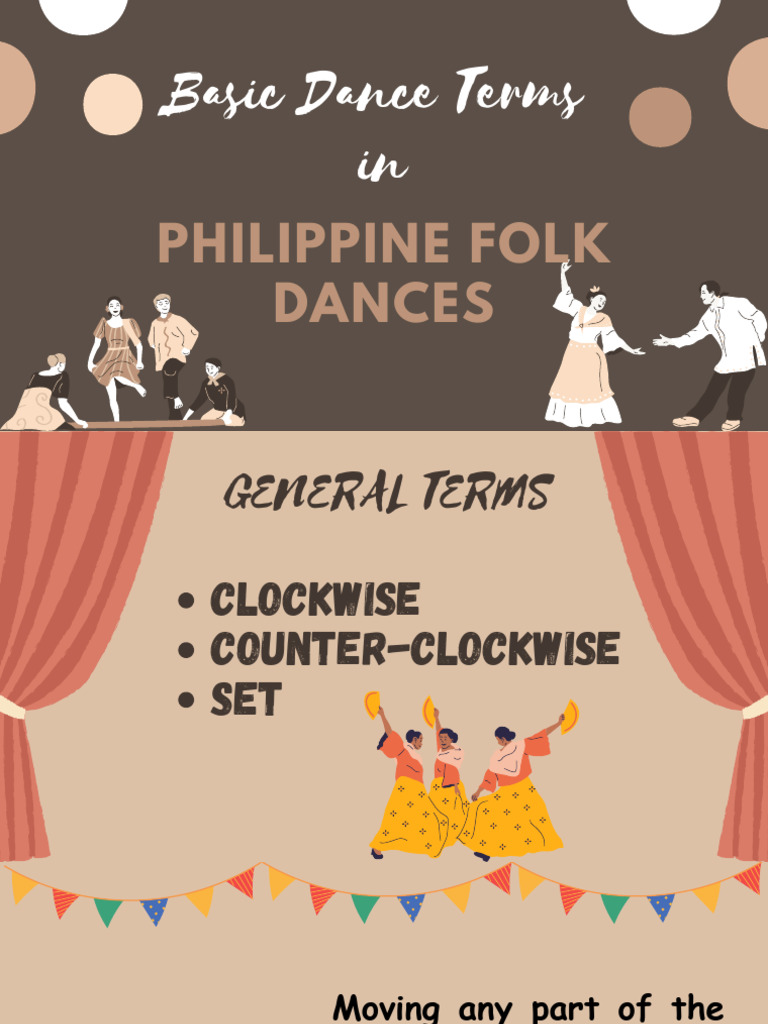 Basic-Dance-Terms-in Folk Dance and Social Dance in Pathfit 3 | PDF | Foot | Arm