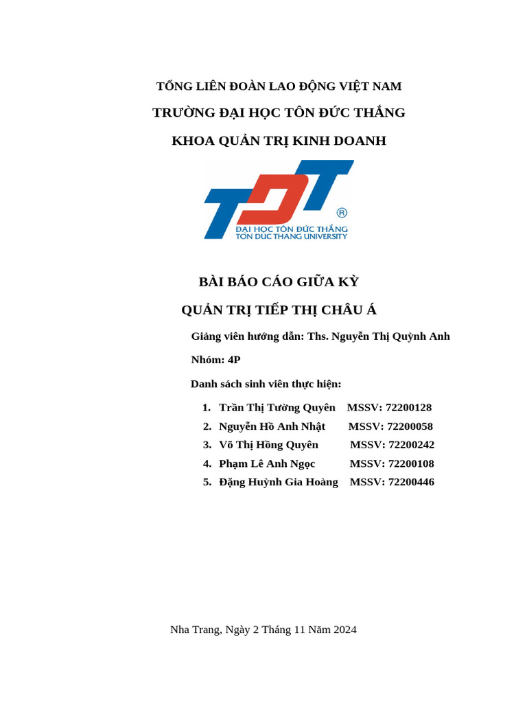 Casestudy QTTT Châu Á | PDF