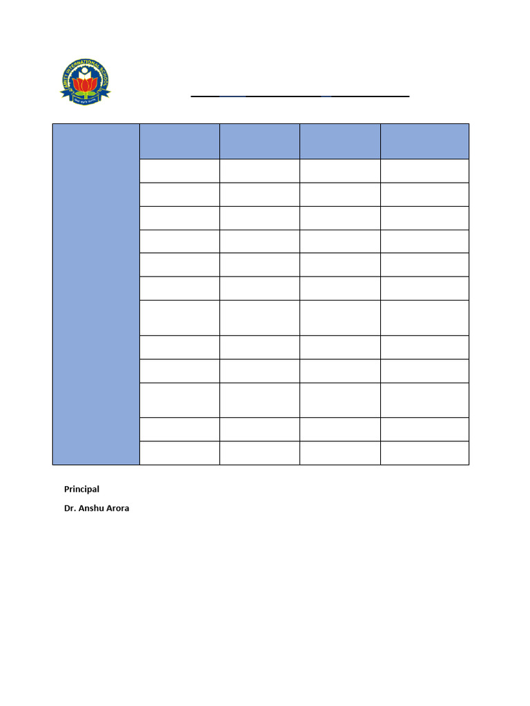 Class IX, X, Pre B-1, PT-3 Datesheet | PDF