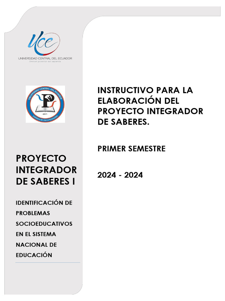 El Proyecto Integrador de Saberes EDITADO - Signed | PDF | Interdisciplinariedad