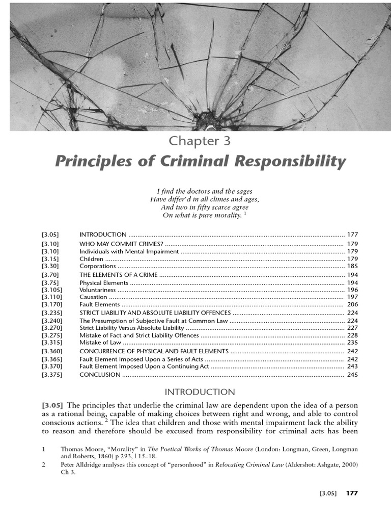 Principles of Criminal Law - (Chapter 3 Principles of Criminal ...