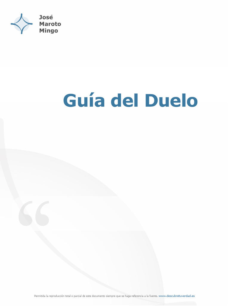 guia_duelo | PDF | Dolor | Las emociones