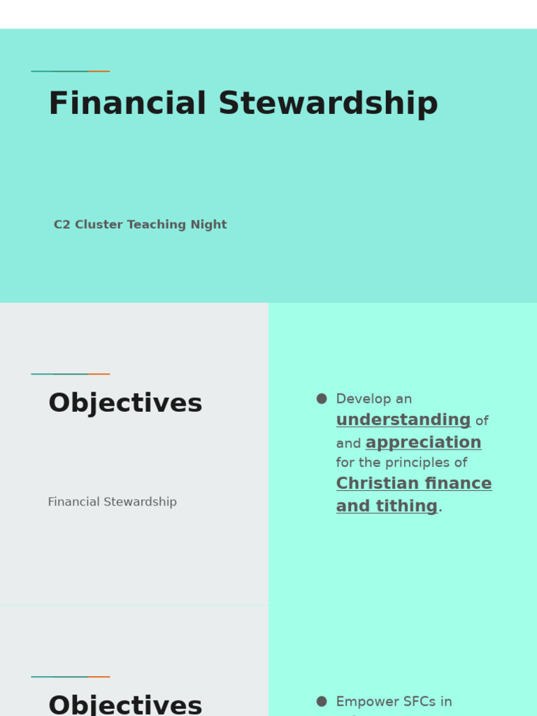 Financial Stewardship | PDF | Mutual Funds | Investing