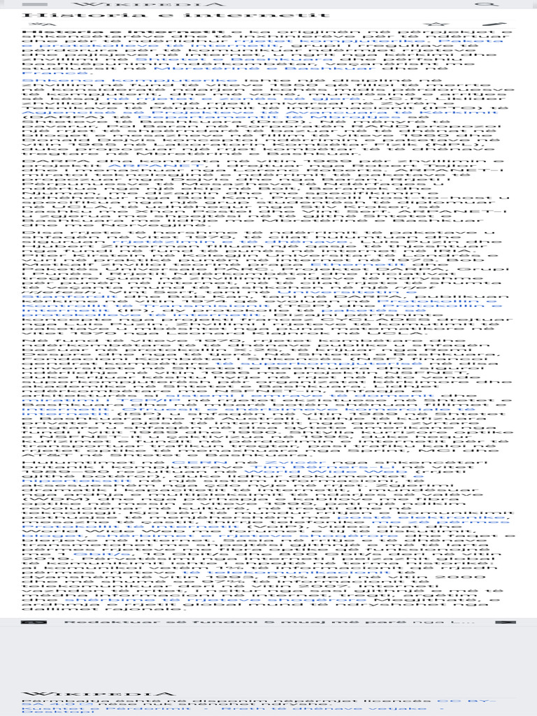 Historia e Internetit - Wikipedia | PDF