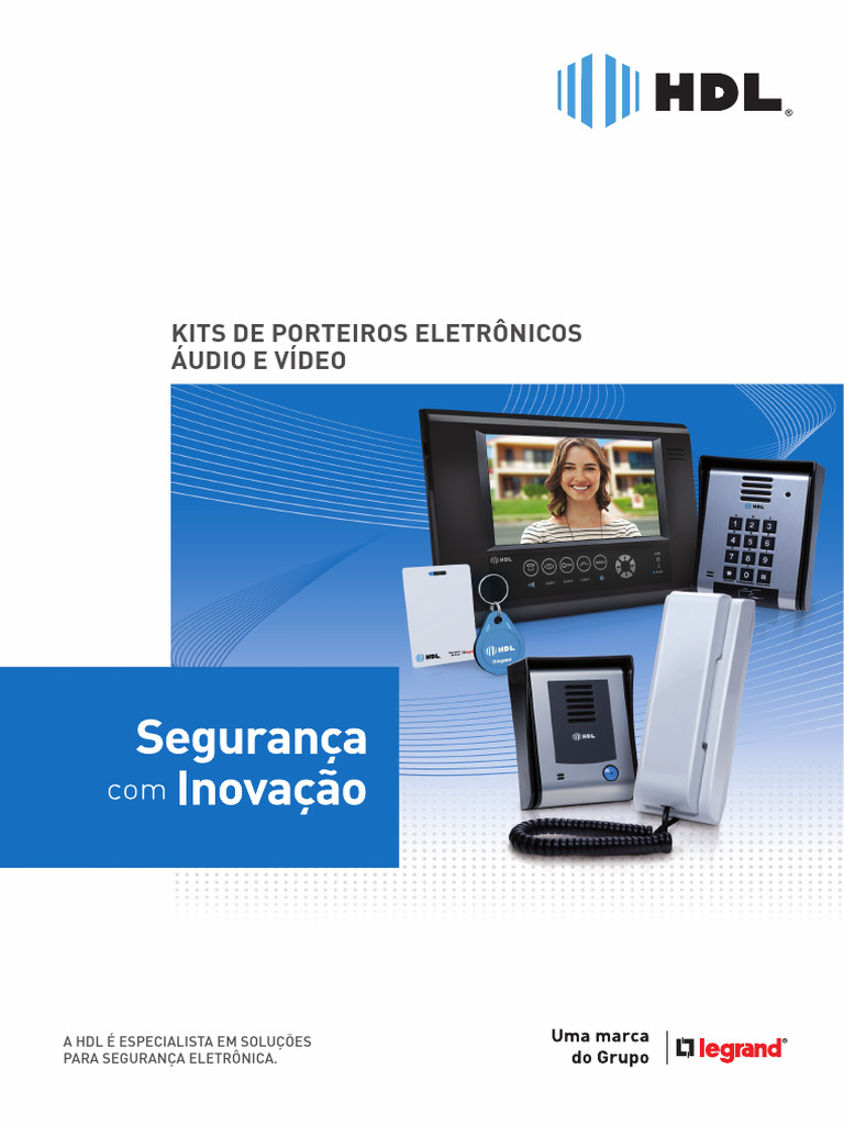 Kits de Porteiros Eletrônicos HDL | PDF | Engenharia Elétrica | Informática