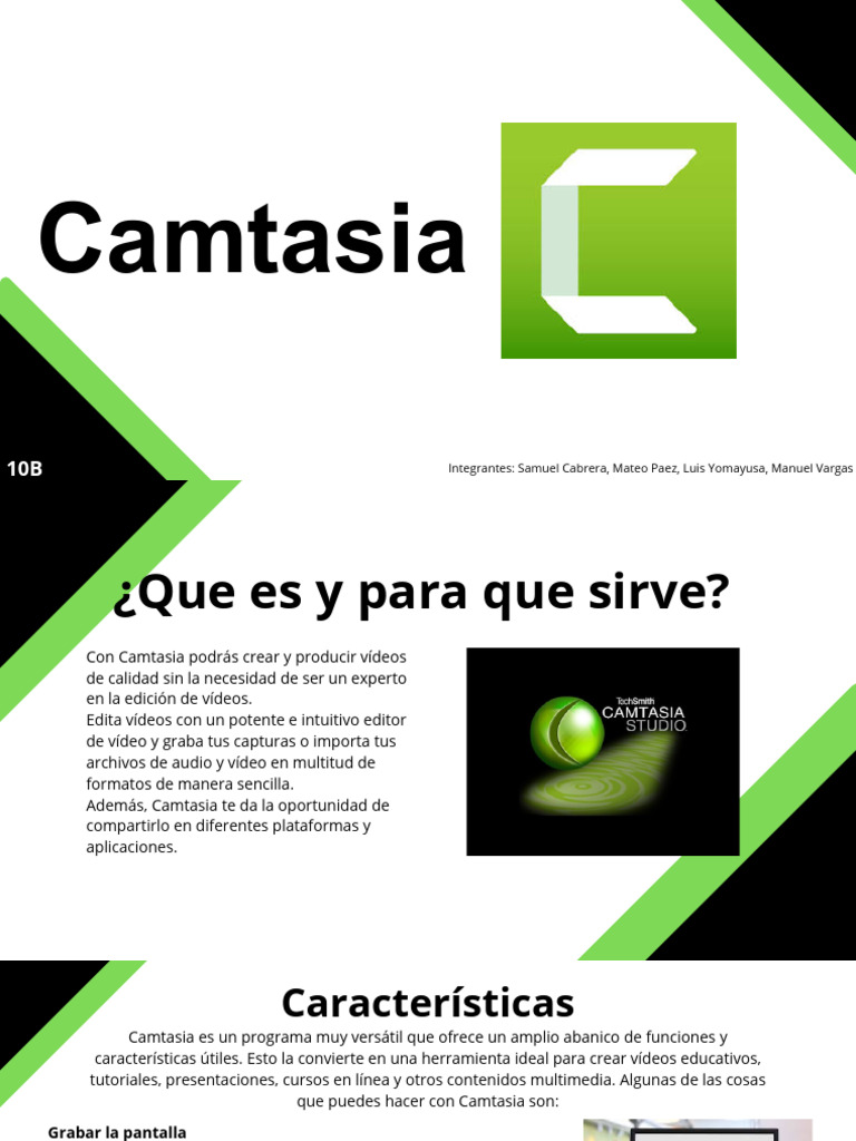Camtasia | PDF | Software | Informática
