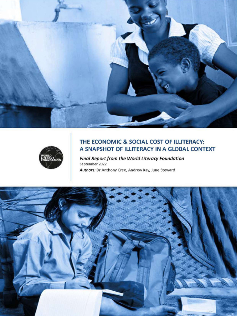 Global Illiteracy's Economic Impact | PDF | Literacy | Adult Education