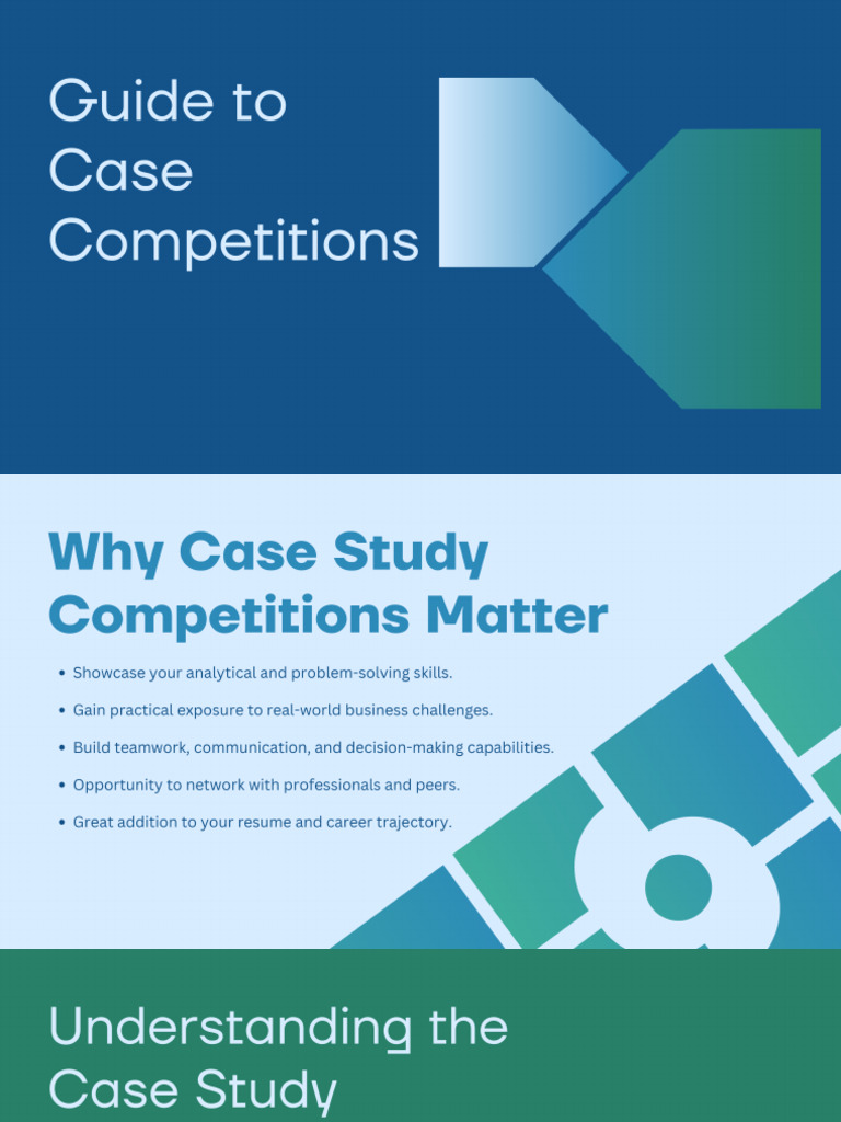 Acing Case Study Competitions | PDF