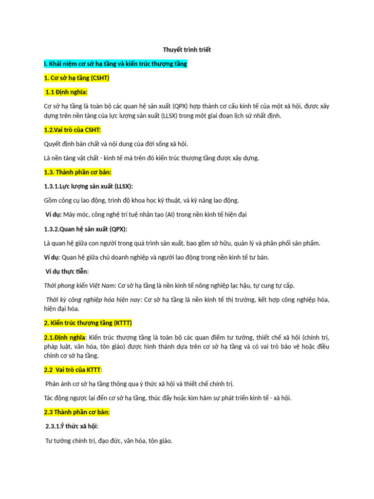 Thuyết Trình Triết | PDF