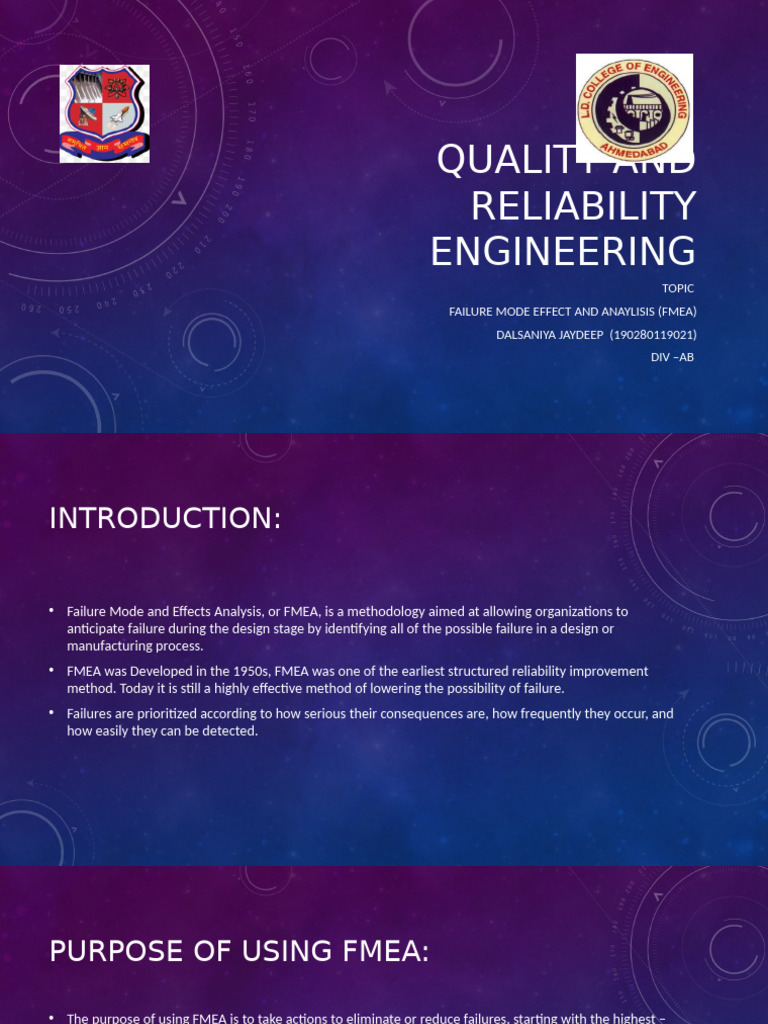 Quality and Reliability Engineering | PDF | Systems Engineering | Business