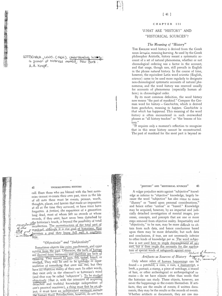 Gottschalk Understanding History PDF Sir Irvin | PDF | Liberal Arts ...