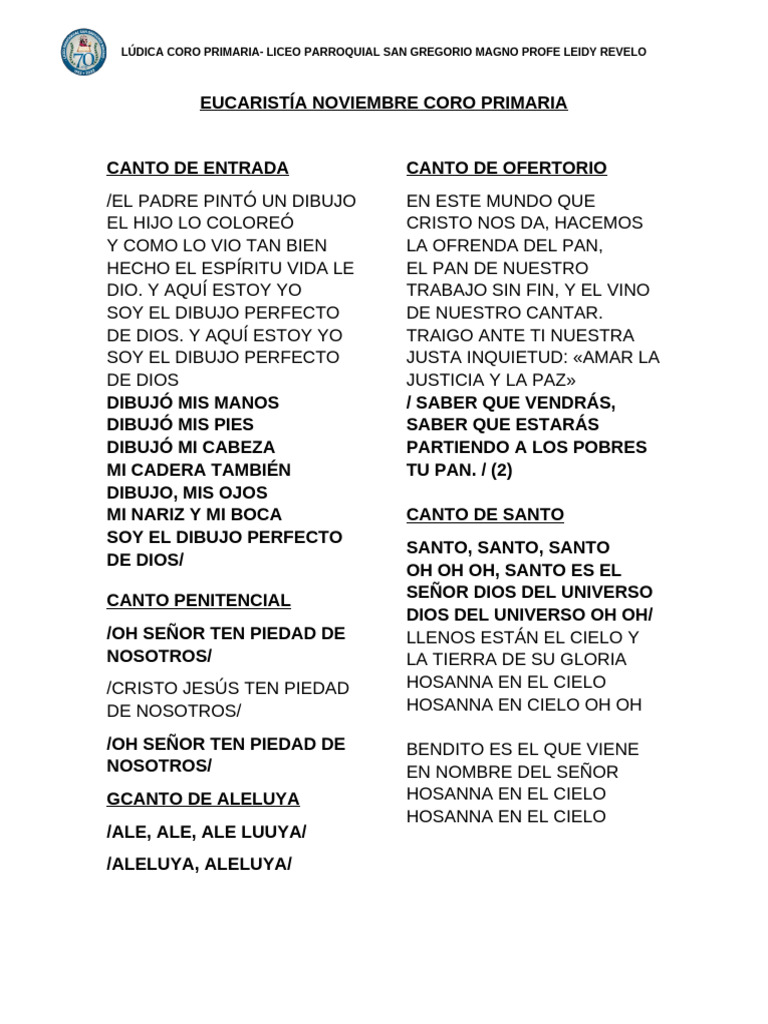 Eucaristía Noviembre | PDF | eucaristía | Teología