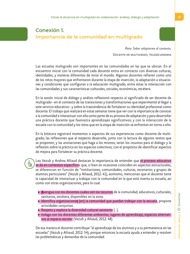 Docencia en Multigrado: Adaptación y Colaboración | PDF | Enseñando ...