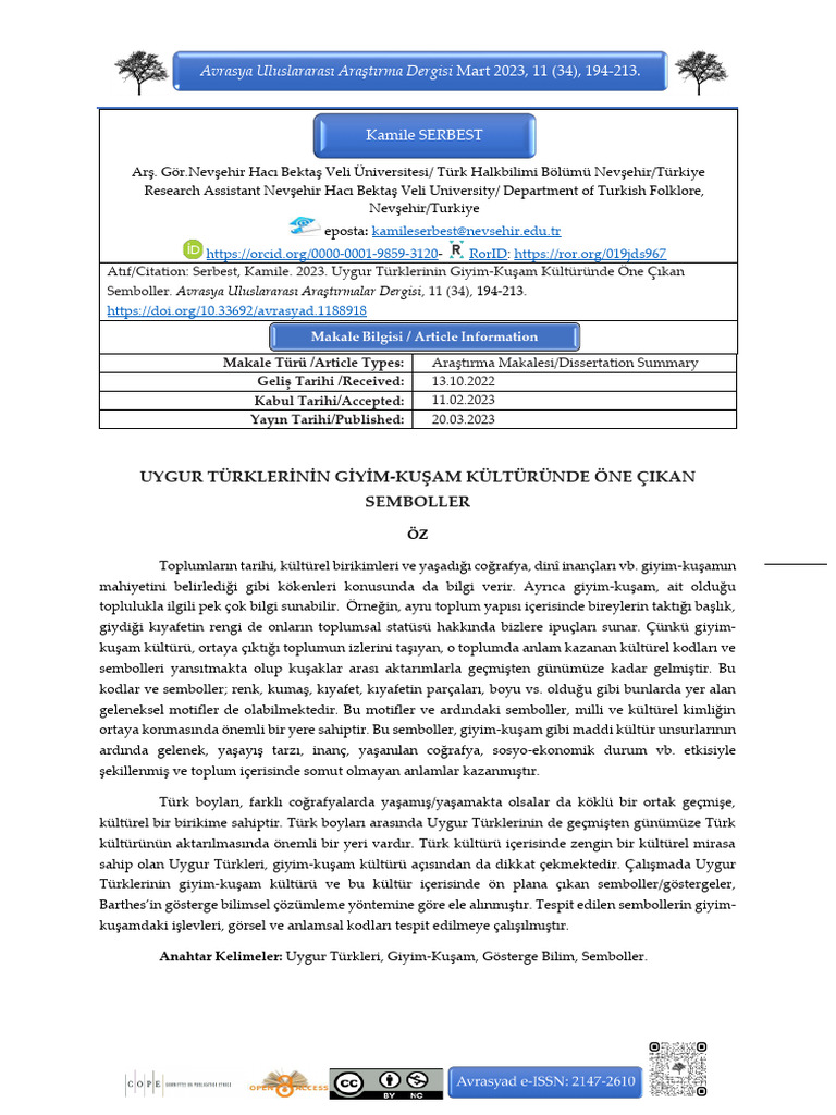 Kamile Serbest | PDF