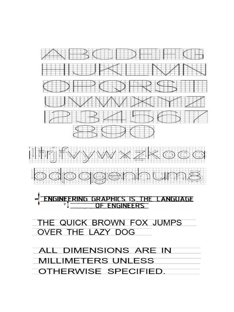 Assignment 1 Technical Drawing | PDF
