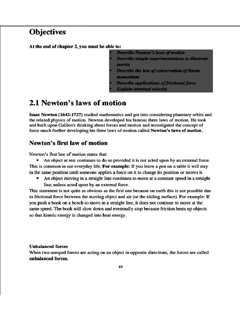 Newton First Law of Motion-2 1 | PDF
