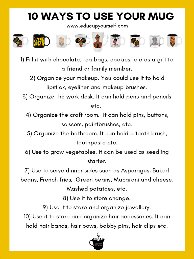 10 Creative Uses for Your Mug | PDF