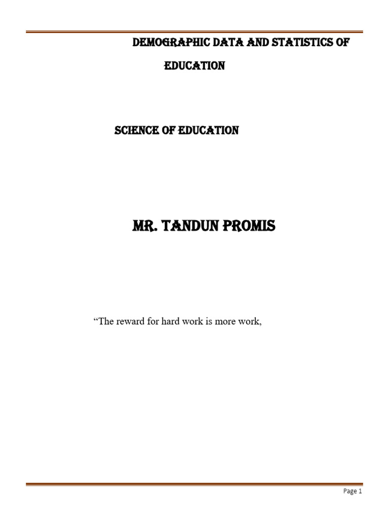 Educational Statistics Good 2024 | PDF | Statistics | Level Of Measurement