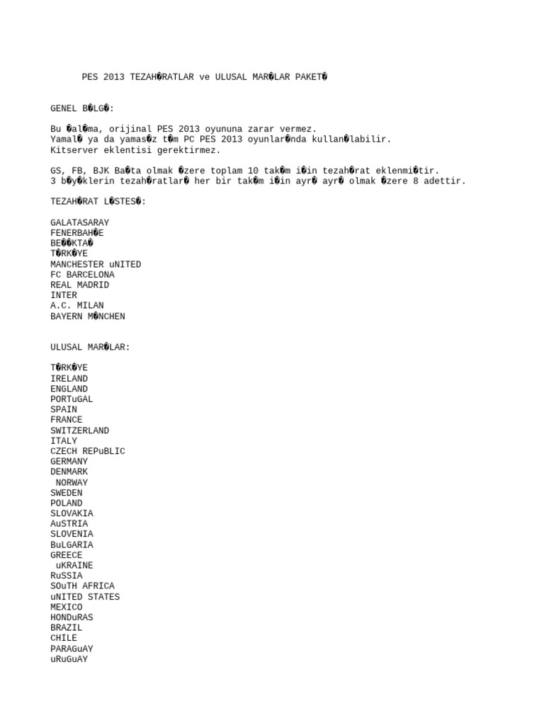 Kurulumu Mutlaka Okuyun!!! | PDF