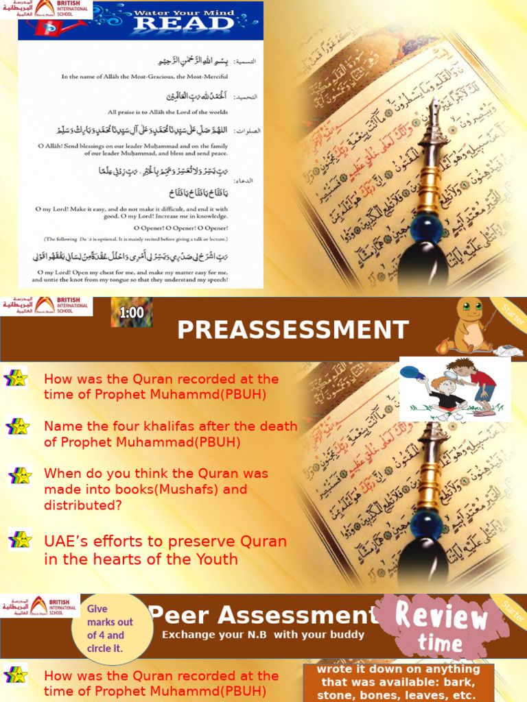 grade-10-collection-of-quran-in-stages (1)-1 | PDF | Quran | Islam