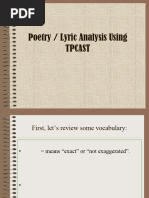 TP-CASTT Poetry Analysis Guide | PDF | Poetry