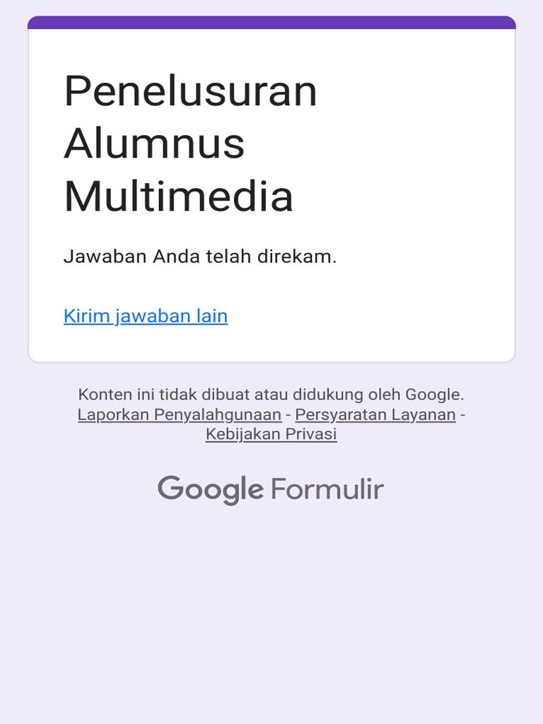 Penelusuran Alumnus Multimedia | PDF