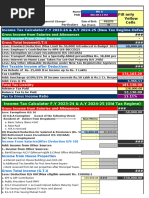 Employee Income Tax Declaration FY-2025-26 | PDF | Insurance | Public ...