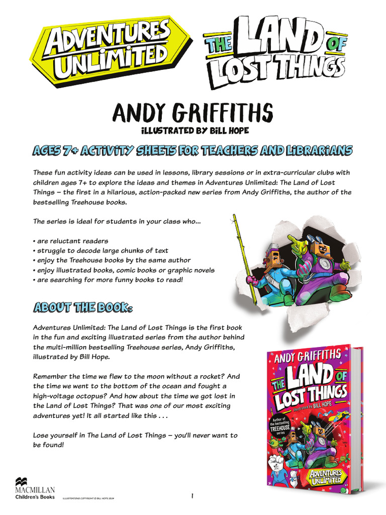 Land of Lost Things Act Sheet 1 210x297 | PDF