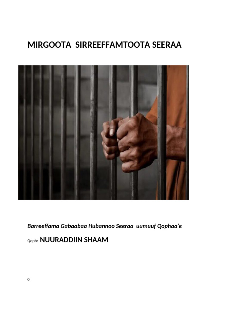 Mirga Sirreeffamtoota Seeraa | PDF