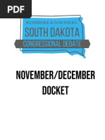 Fall 2025 Docket TFA | PDF | Bail | United States Congress