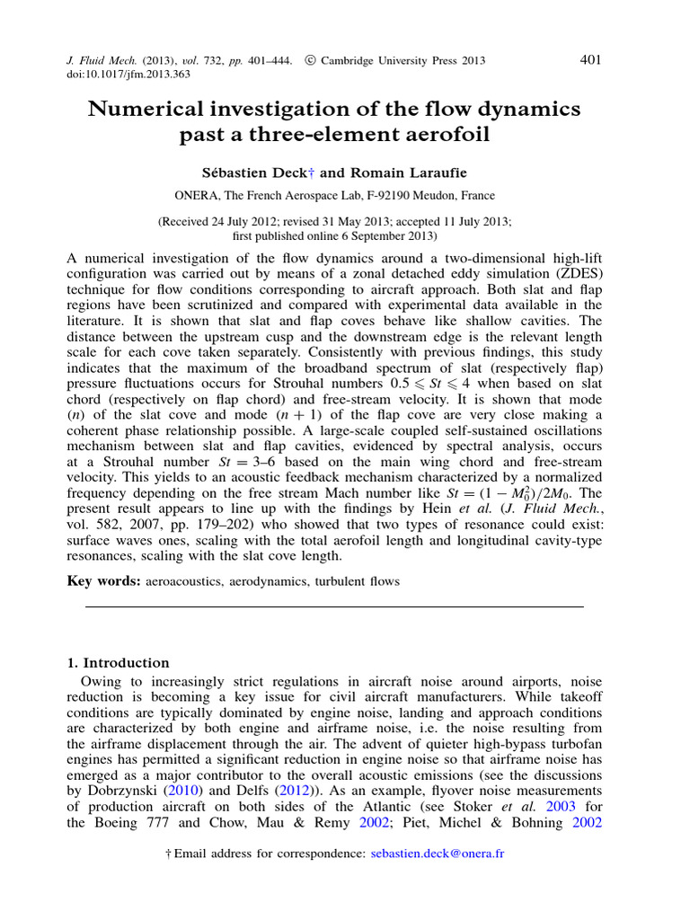Multi Element Aerodynamics | PDF | Fluid Dynamics | Turbulence