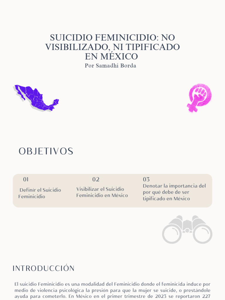 Suicidio feminicidio | PDF | Violencia | Suicidio