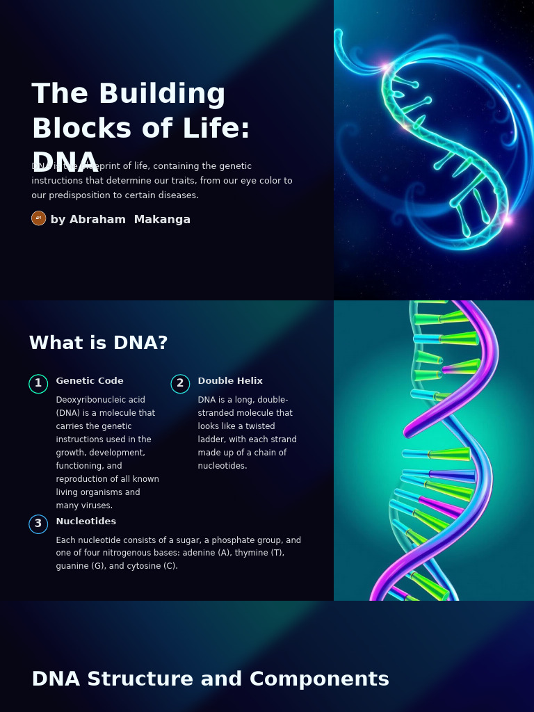 The-Building-Blocks-of-Life-DNA | PDF | Dna | Genetics