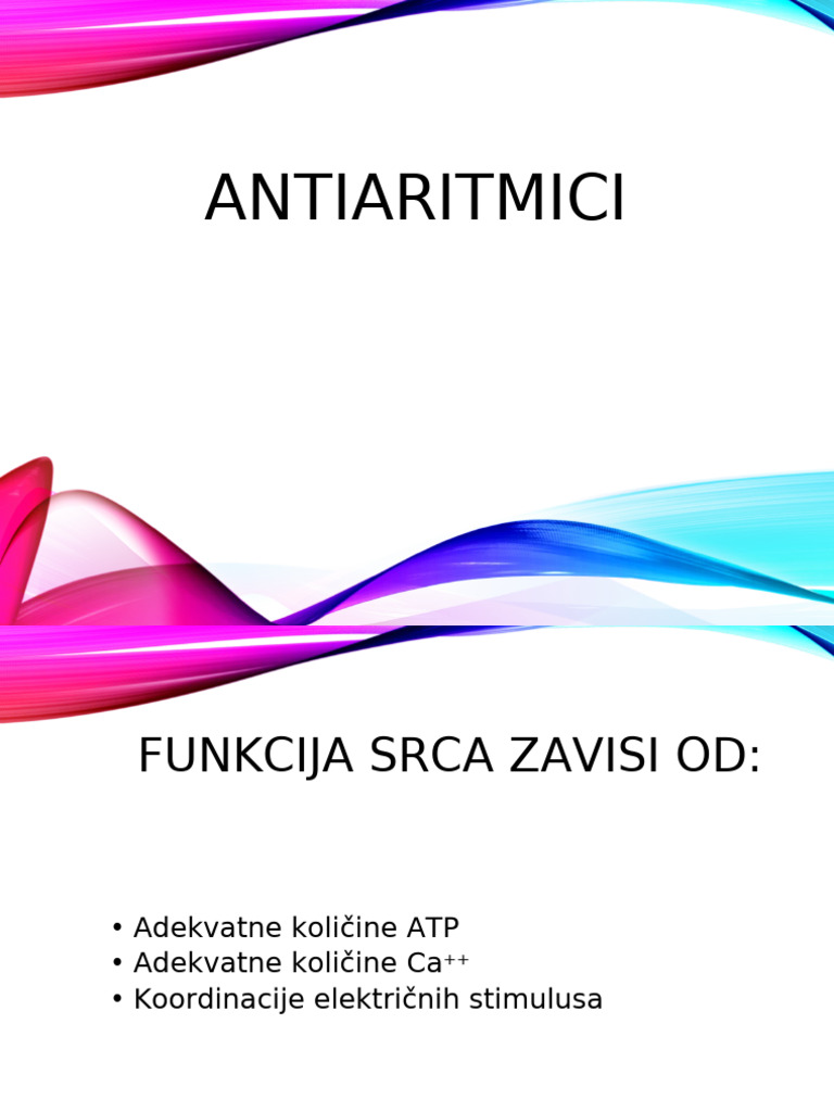 Antiaritmici | PDF