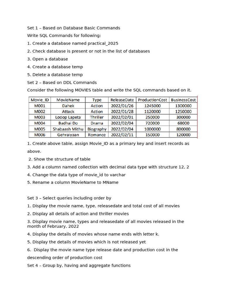 Term2 Practical File Questions | PDF