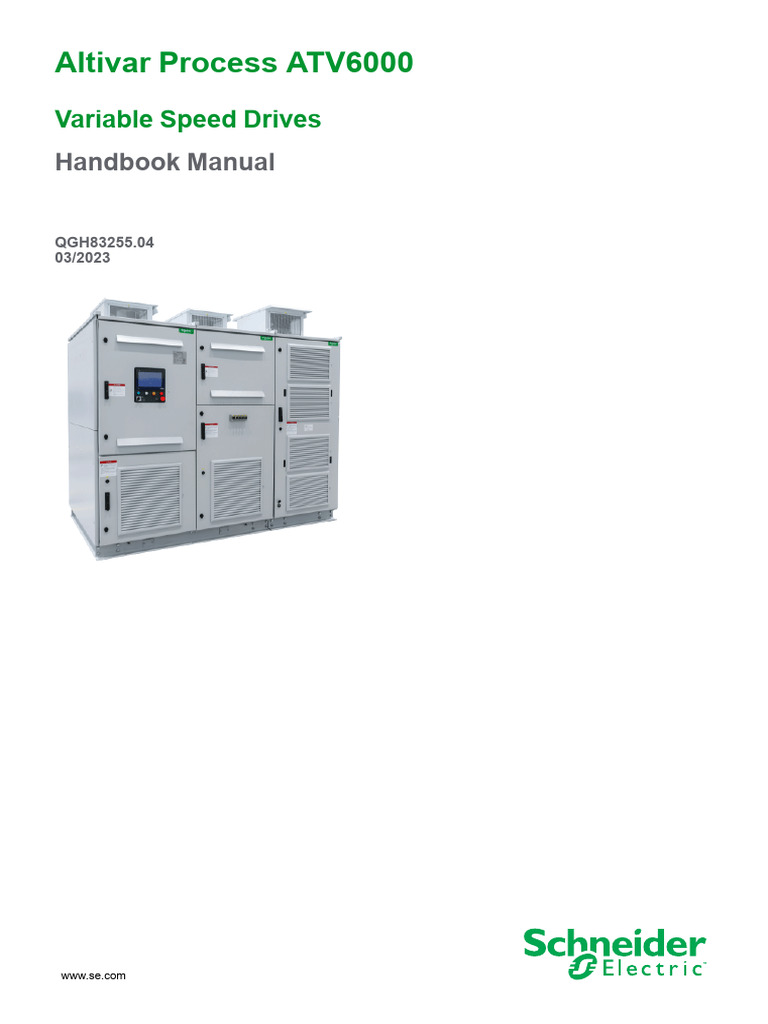 ATV6000 Handbook Manual EN QGH83255 04 | PDF | Electric Motor | Safety