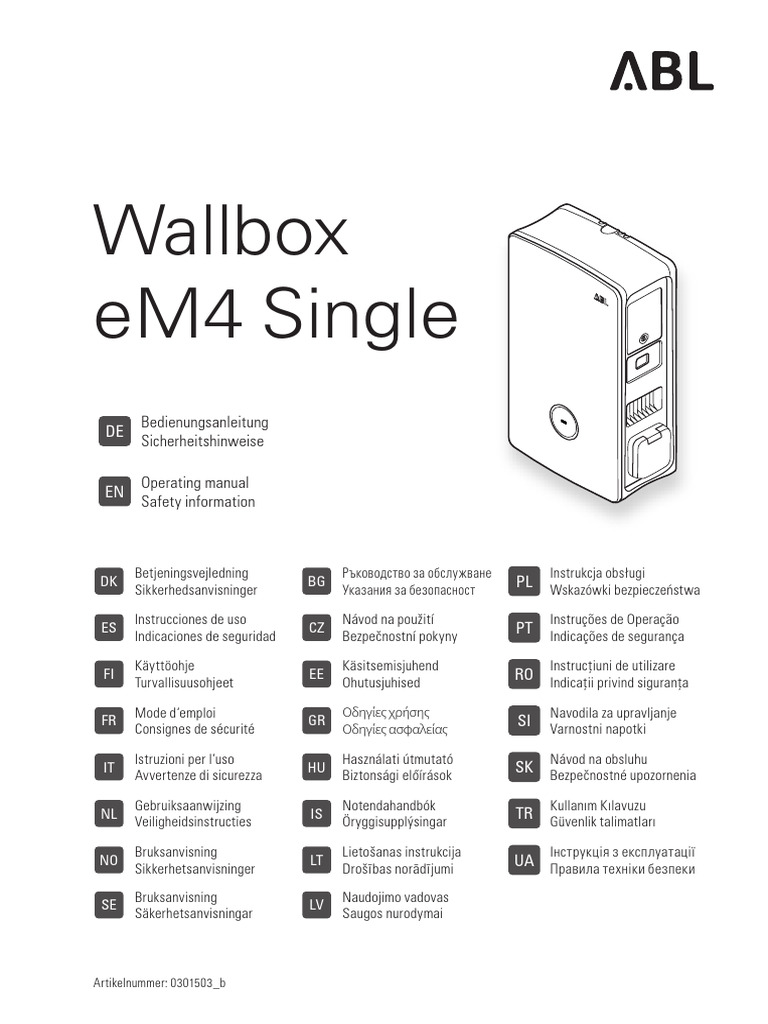 0301503 EM4 Single OperationManual A | PDF