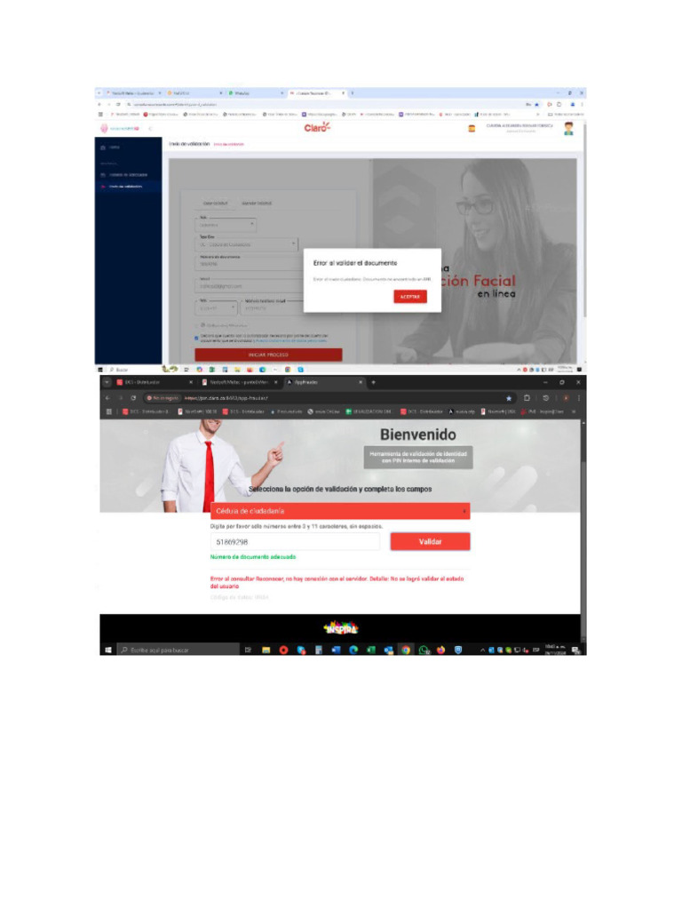 Errores Validaciones | PDF