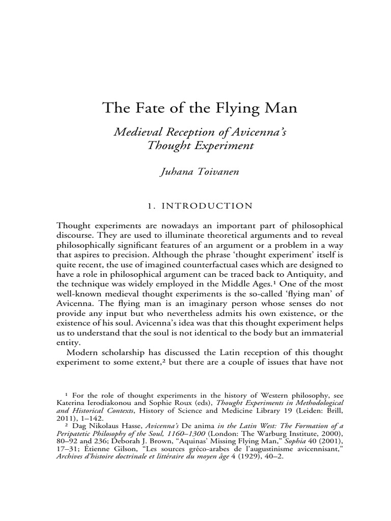 The Fate of The Flying Man | PDF | Soul | Thought