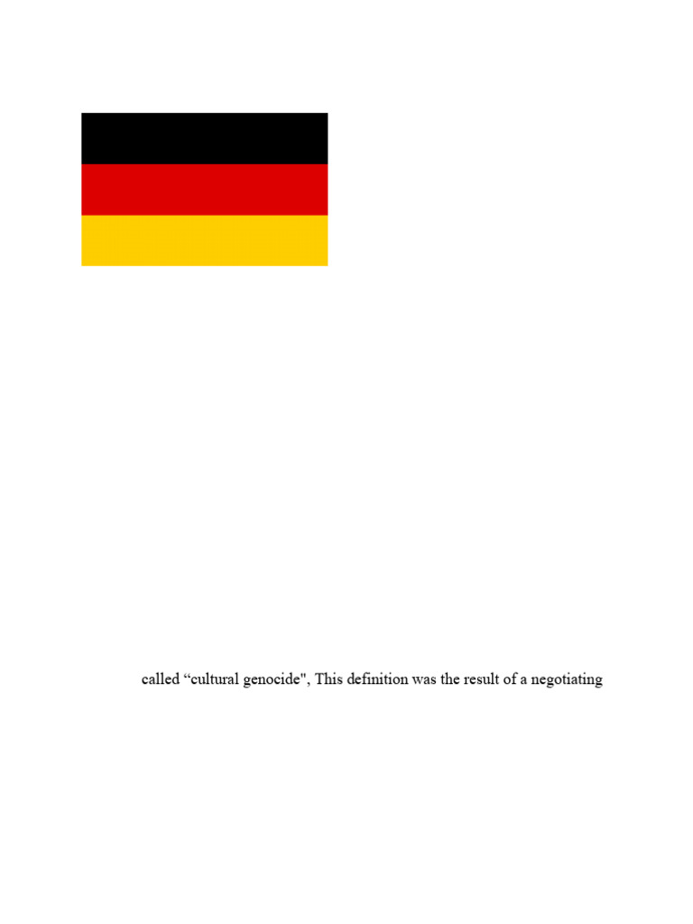 Position Paper- Germany | PDF | Genocides | Germany