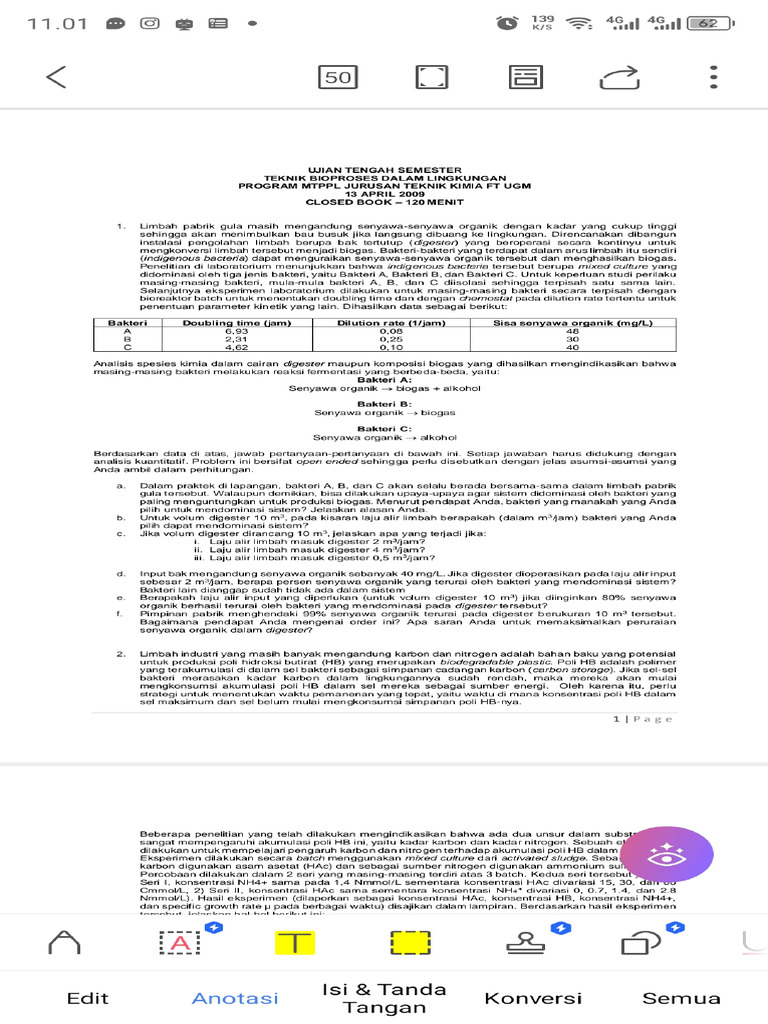 Bioli UTS 2009 | PDF