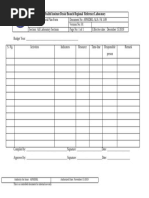 F5.2-07 Sample Retention and Disposal Log Sheet | PDF | Technology ...