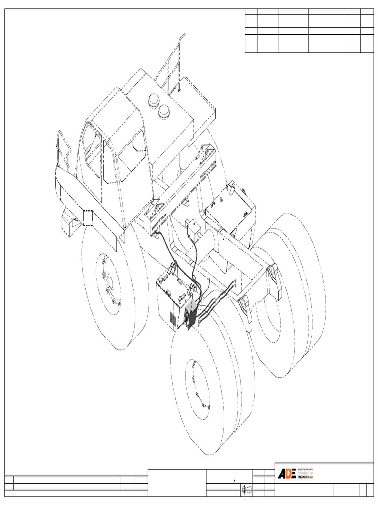 Hose Layout Drawing ADE008668 Rev01 | PDF