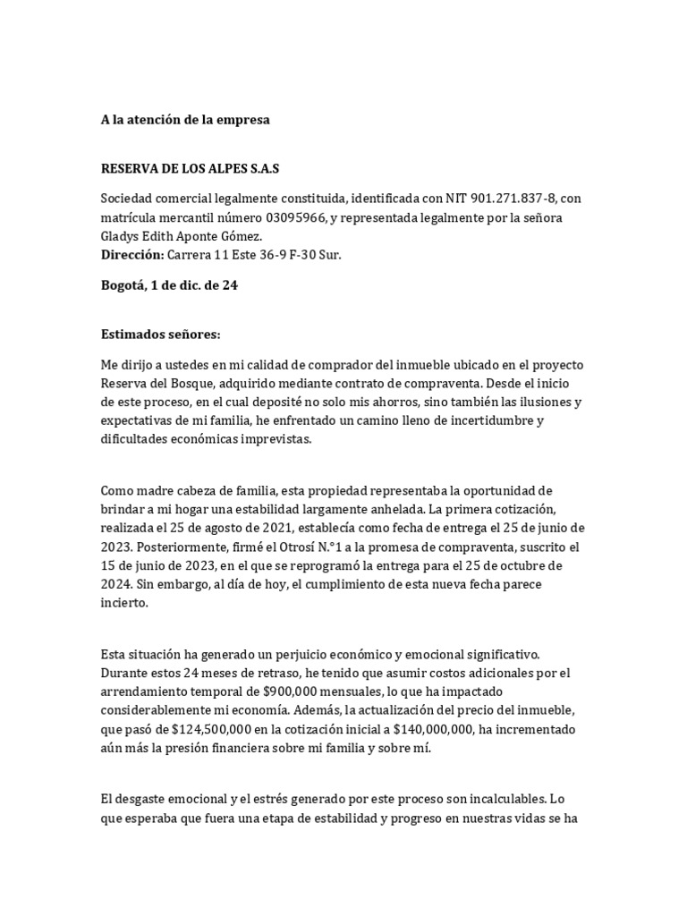 Carta Apto | PDF | Economias